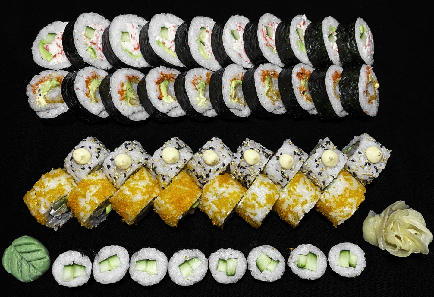 Sushi Take-Away Tilbud - 44 stk. - Oriental Barbecue House